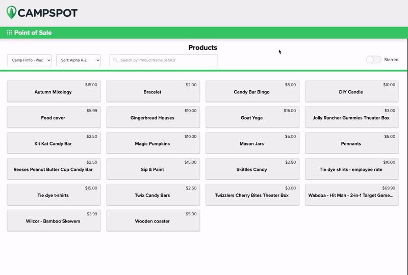 How To: Star Items on the POS Storefront